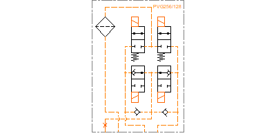 Library: Danfoss 11186324 (PVG256/128 PVEH-U)